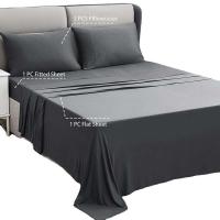 China 100% Polyester Fibre Soft Woven Bedding Set Luxury Comforter Sets Brushed Microfiber for sale