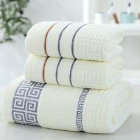 China Hotel Essential Cotton Bath Towel with Strong Water Absorption and Customized Logo for sale