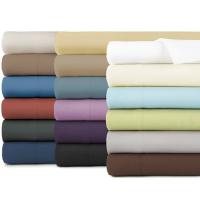 China Sustainable Soft Bed Set 1800TC Solid Egyptian Cotton Fitted Sheet 4 Piece Quilt Bedding Set for sale
