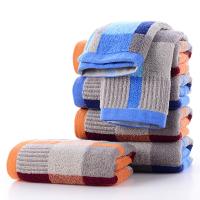 China Home Customized Size Embroidery Logo Cotton Towel For Men Women Soft Thickened Towels for sale