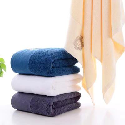 China Hotel Advertising Logo Customized Pure Cotton Absorbent Face Towel for Home and Spa for sale