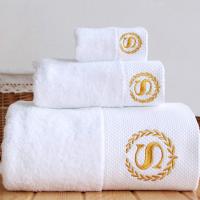 China Five Star Hotel Bath Towel Set with Customized Size in SOLID COLOR 16S Cotton Towel for sale
