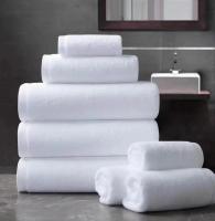 China Customized white hotel exclusively for 100% cotton absorbent thickened bath towel for sale