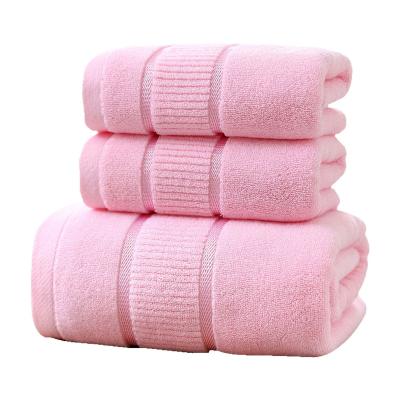 China Embroidery Logo Cotton Towel For Kids Women Home Hotel Spa Ect 35*75 cm /70*140 cm for sale