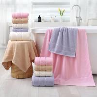 China Embroidery Logo Cotton Towel For Kids Women Home Hotel Spa Ect 35*75 cm /70*140 cm for sale
