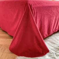 China Ins Red Color Warm Mink Velvet Crystal Bedding Set for Winter Bed Linen Quilt Cover for sale