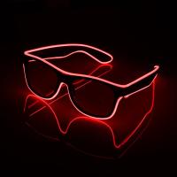 China Luminous Glasses Blinds Glow Sunglasses For Party Bar Flash LED Light Toys Easy for sale