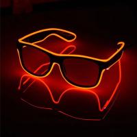 China Luminous Glasses Blinds Glow Sunglasses For Party Bar Flash LED Light Toys Easy for sale