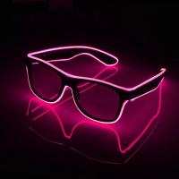 China Luminous Glasses Blinds Glow Sunglasses For Party Bar Flash LED Light Toys Easy for sale