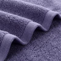 China Custom Logo Embroidery White Cotton Towels Pure Cotton Soft Absorbent Towel for Hotel for sale