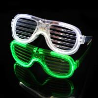China Luminous Glasses Blinds Glow Sunglasses For Cold Light Party Bar Flash for sale