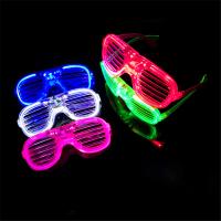 China Luminous Glasses Blinds Glow Sunglasses For Cold Light Party Bar Flash for sale