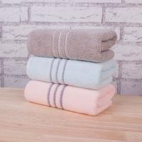 China Pure Color Pattern Combed Cotton Luxury Bath Hand Face Towels for All Ages and Genders for sale