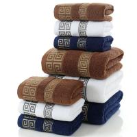 China Pure Combed Cotton Water Bath Hand Face Towels in 30*30cm 35*75cm and 70*140cm Sizes for sale