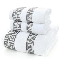 China Pure Combed Cotton Water Bath Hand Face Towels in 30*30cm 35*75cm and 70*140cm Sizes for sale