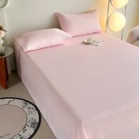 China Customized Pure Cotton 60S 200TC Bed Linen Solid Color 133*72 Bed Sheet Set for Home Hotel for sale