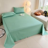 China Customized Pure Cotton 60S 200TC Bed Linen Solid Color 133*72 Bed Sheet Set for Home Hotel for sale