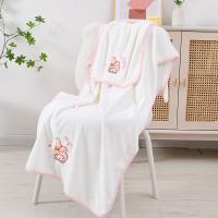 China Home Melody Baby Bath Towel Set Coral Velvet Non-shedding Absorbent Gift Wedding Souvenir for sale