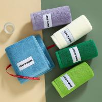 China Fresh and Simple Hand Towel Made of Soft Woven Cotton Perfect for Couples Square Shape for sale