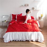 China Luxury Embroidery Washed Silk Bedding Set Quilt Filled Soft and Breathable Bed Sheet 2024 for sale