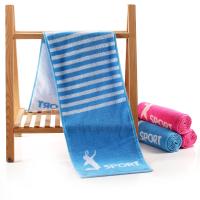 China Color Woven Cotton Sports Towel 27.5*110 Size Logo Perfect for Badminton and Tennis for sale