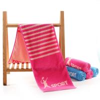 China Color Woven Cotton Sports Towel 27.5*110 Size Logo Perfect for Badminton and Tennis for sale