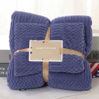 China Thickened Microfiber Coral Fleece Bath Towel Set 2 in 1 for Square 250GSM Face Towel for sale