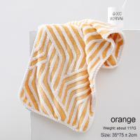 China Thickened Woven Sustainable Jacquard Coral Fleece Dishcloth Microfiber Cleaning Rag for sale