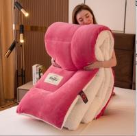 China Home 2023 Thicken Light Pink Solid Soft Comforters Set for Winter Super Warm Bedding for sale