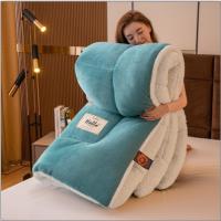 China Home 2023 Thicken Light Pink Solid Soft Comforters Set for Winter Super Warm Bedding for sale