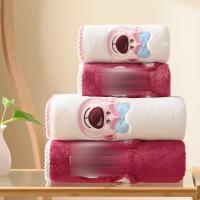 China Polyester/Cotton 2PCS Thickened Bath Towel Set for Beach Set Towel Wedding Gifts for sale