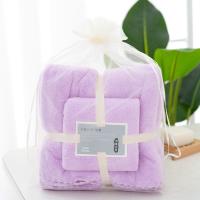 China Knitted Microfiber Coral Fleece Bathroom Bath Towel Sets Perfect for Everyone's Needs for sale