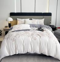 China Ice Silk Bed Cover Sheet for Adult Washing Silk Bedding Set NO Customization for sale