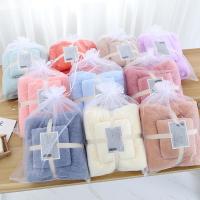 China Coral Fleece Cooling Turkish Towel Set 5 Star Colorful Zero Twist Gift Set Bath Towel for sale