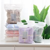 China Coral Fleece Cooling Turkish Towel Set 5 Star Colorful Zero Twist Gift Set Bath Towel for sale