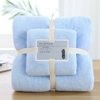 China Coral Fleece Cooling Turkish Towel Set 5 Star Colorful Zero Twist Gift Set Bath Towel for sale