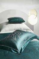 China Rotary Screen Printed Luxury 19mm Silk Cotton Jacquard 4Pcs Quilt Cover Bedding Set for sale