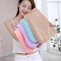 China Women's High Density Hair Drying Cap 88g-90g Quick-drying Turban with Cartoon Embroidery for sale