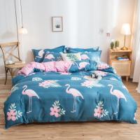 China Reactive Printing Luxury 4pcs Bedding Set for Customized Single Double Queen King Size for sale