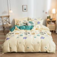 China Reactive Printing Luxury 4pcs Bedding Set for Customized Single Double Queen King Size for sale