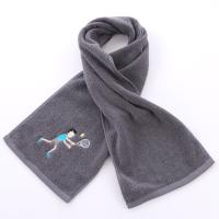 China Pure Cotton Sports Towel for All Ages Plain Weave Sweat-Wicking and Water-Absorbing for sale