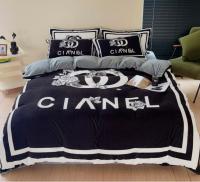 China 1 Cover 1 Flat Sheet 2 Pillowcases Ice Silk Bedding Set for Adult Home Bed Cover for sale