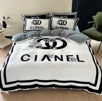 China 1 Cover 1 Flat Sheet 2 Pillowcases Ice Silk Bedding Set for Adult Home Bed Cover for sale