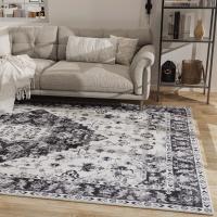 China Cushioned Vintage Area Rug for Home Floor Non Slip and Washable Living Room Carpet for sale