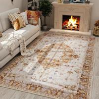 China Cushioned Vintage Area Rug for Home Floor Non Slip and Washable Living Room Carpet for sale