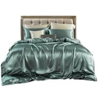 China 19mm Thread Count Fitted Sheet Set 100% Silk Oeko-TEX Certified Duvet Cover Included for sale