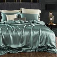 China 19mm Thread Count Fitted Sheet Set 100% Silk Oeko-TEX Certified Duvet Cover Included for sale