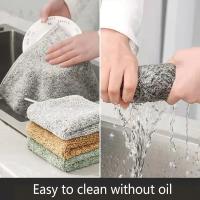 China 35g Fashionable Cleaning Hand Cleaning Organic Bamboo Charcoal Towel Kitchen Cloth Rag for sale