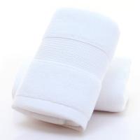 China Home Hotel Spa Ect 35*35cm Embroidered LOGO Cotton Towel White All-cotton Absorbent for sale