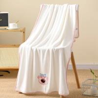 China Plush Coral Velvet Face Towel Set Adorable Cartoon Design Perfect for Kids' Bath Time for sale